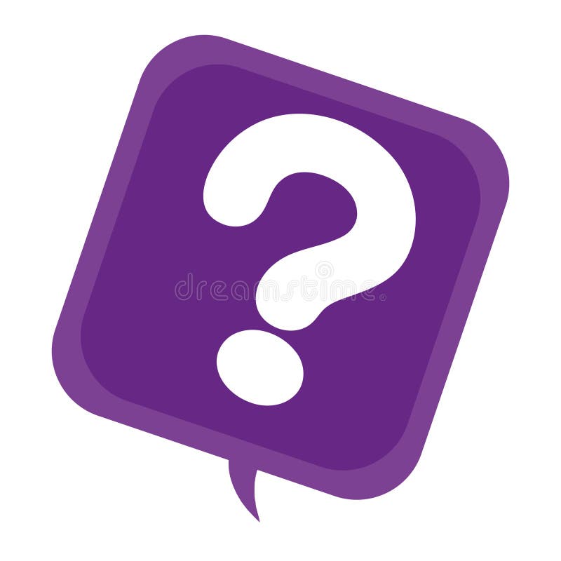 Bubble with Interrogation Sign Information Stock Vector - Illustration ...