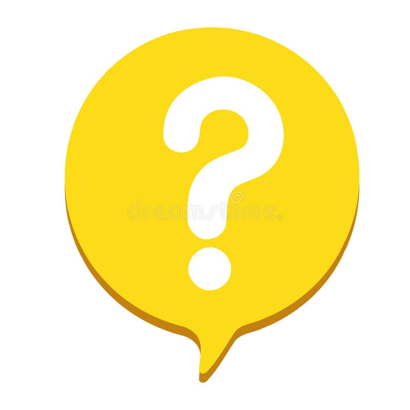 Bubble with Interrogation Speak Stock Vector - Illustration of question ...