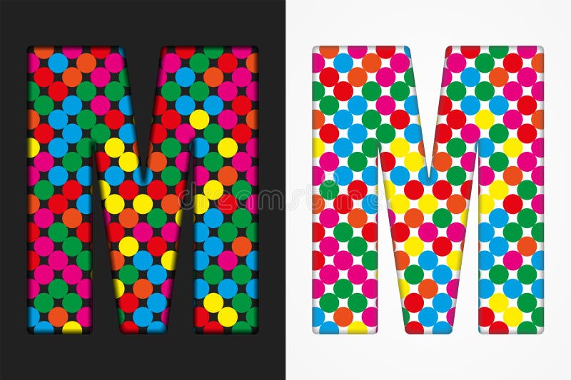 fancy bubble letter m