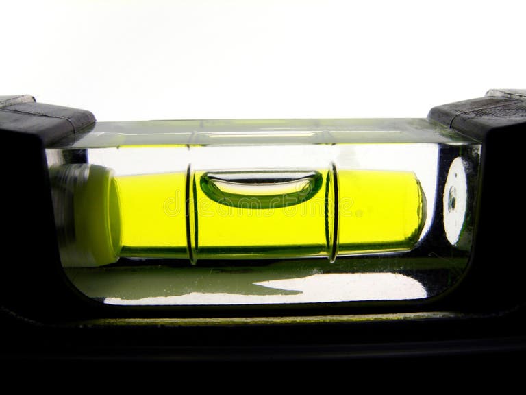 Bubble level in balance stock photo. Image of close, liquid - 23664234