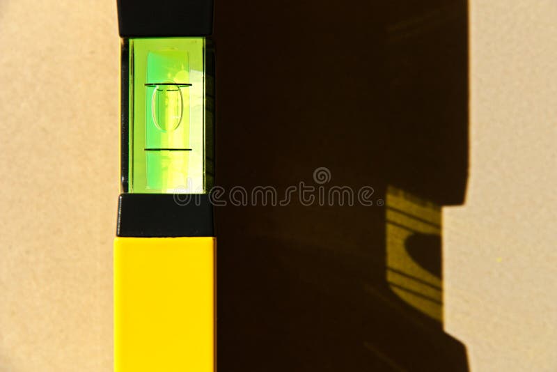 Bubble in the Level Indicator Stock Image - Image of vertical, tube ...