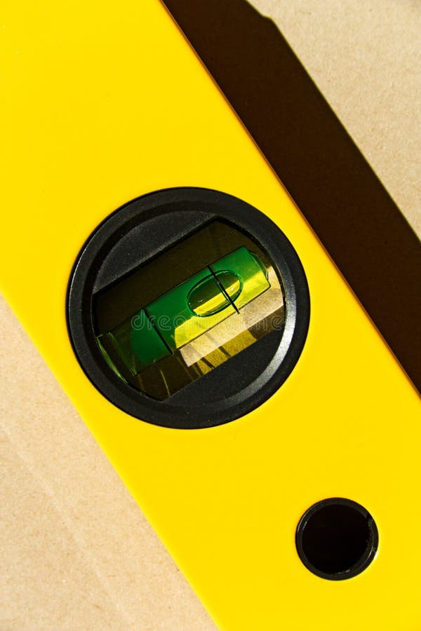 Bubble in the Level Indicator Stock Image - Image of mason, bubble ...