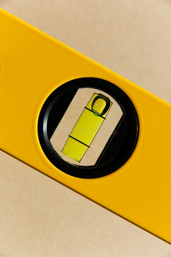 Bubble in the Level Indicator Stock Photo - Image of bubble, vertical ...