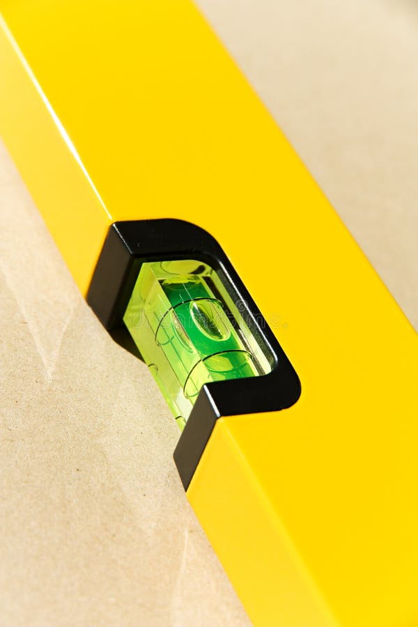 Bubble in the Level Indicator Stock Photo - Image of surface ...