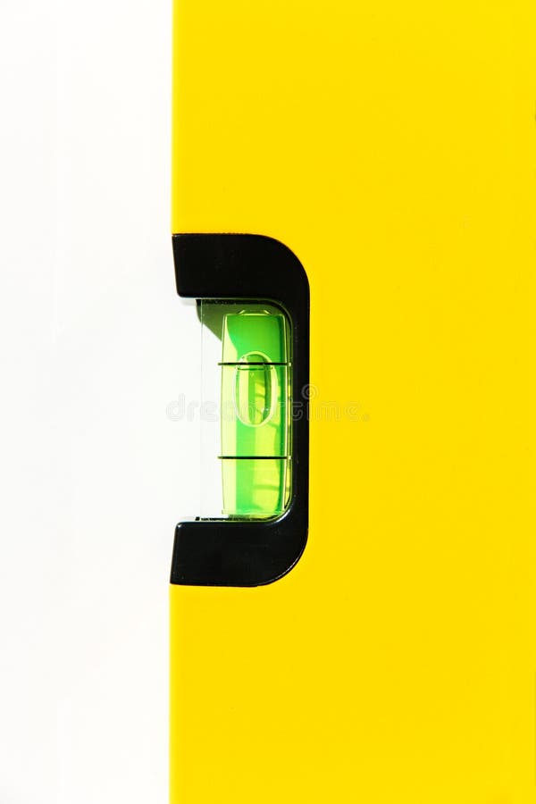 Bubble in the Level Indicator Stock Image - Image of mason, bubble ...