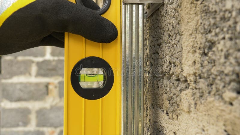 Bubble level ruler stock video. Video of engineer, physics - 289192275