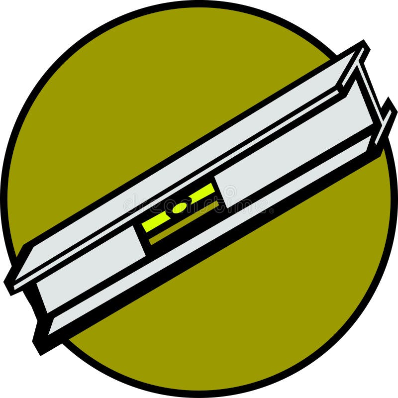 Bubble Level Ruler Vector Illustration Stock Vector - Illustration of ...