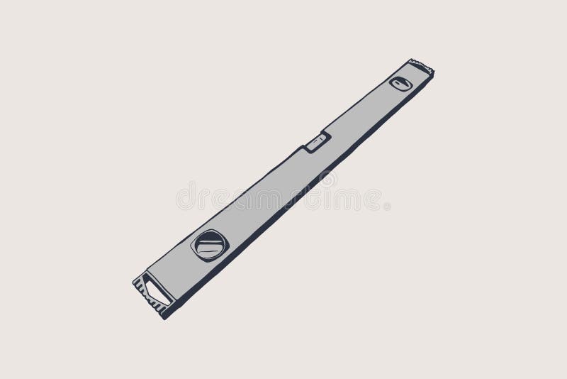Bubble Level Tool. Ruler. Building and Engineering Equipment. Measure ...
