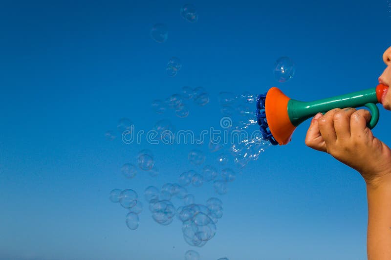 The Bubble Maker stock image. Image of decorative, pure - 76578069