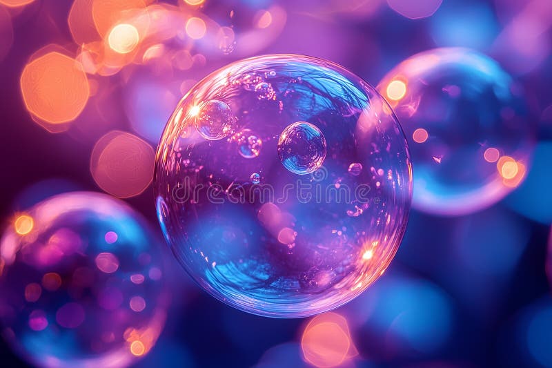 Bubble Matrix 04 stock photo. Image of reflection, colorful - 377497444