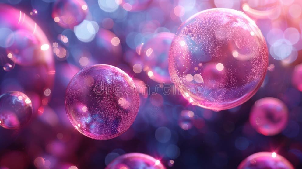 Bubble Motion Background Design - Abstract 3D Render for Seamless Loop ...
