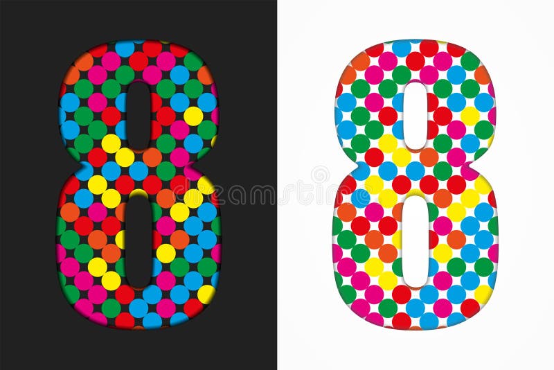 Figure of Dots, a Color Wheel. Decorative Design Element Stock ...