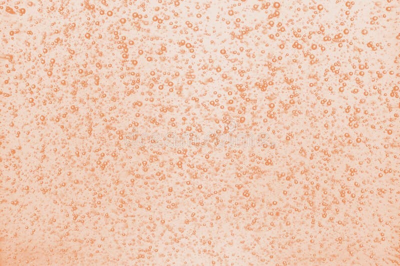 Bubble Orange Apricot Crush Texture Background Little Shampoo Bubbles ...