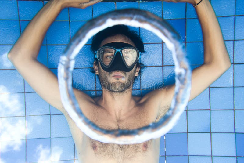 Bubble rings stock photo. Image of breathing, freedive - 24522446