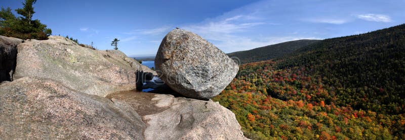 Bubble Rock stock image. Image of national, acadia, england - 8204165