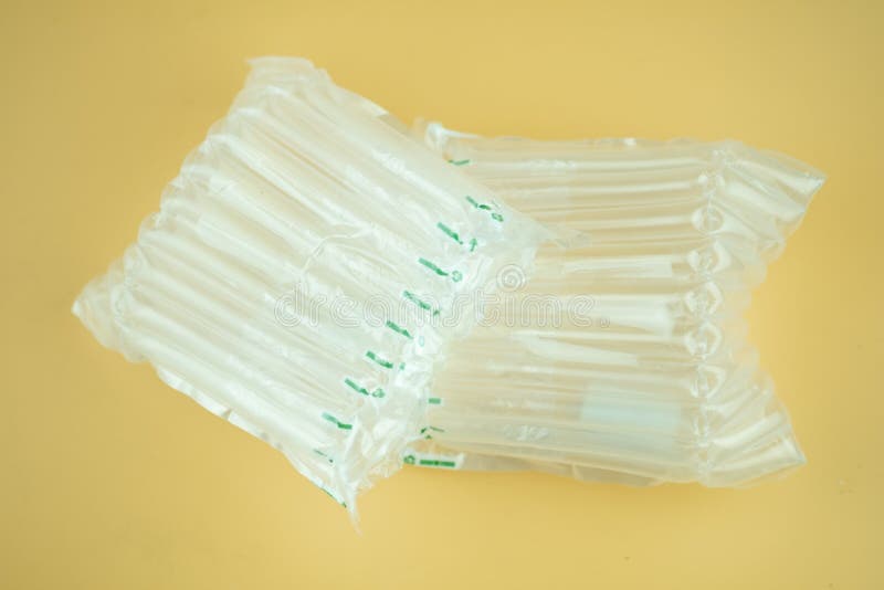 Bubble Safety Parcel Wrap. Secure Packing Shipping Theme Stock Photo ...