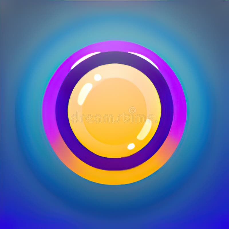 Bubble Shooter Software App Icon. Generative AI. Stock Photo - Image of ...