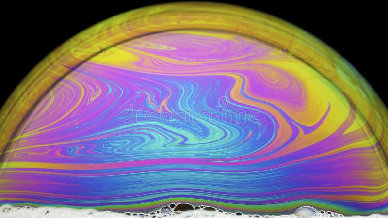 Splash of Colors in a Bubble Soap Stock Illustration - Illustration of ...
