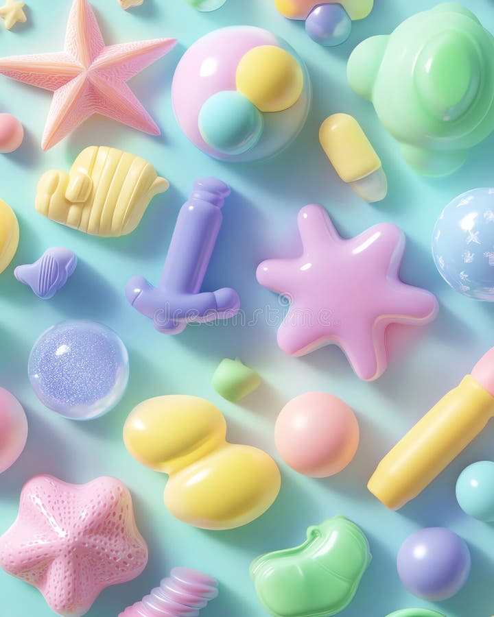 Bubble-style 3D Icons with Playful, Soft, and Squishy Textures ...