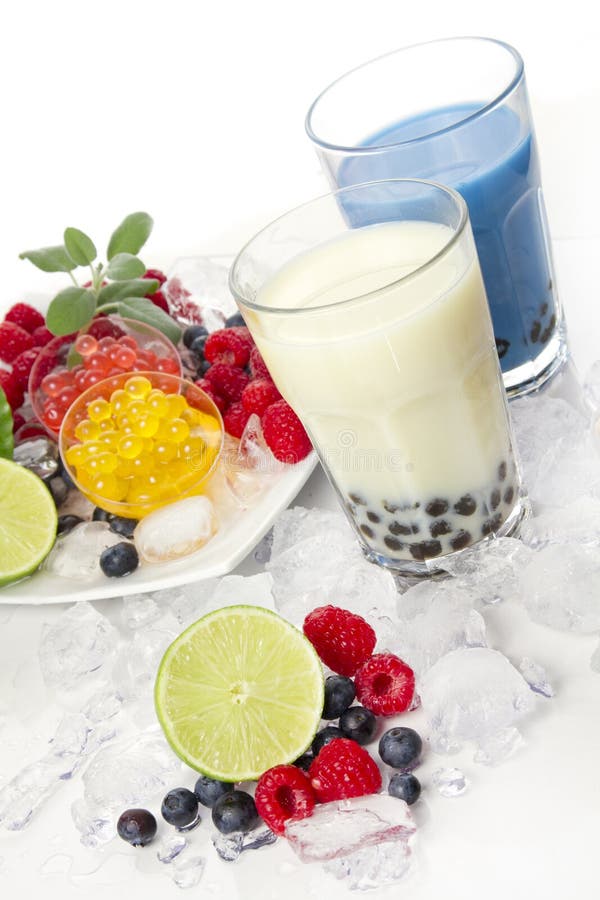 Bubble tea stock photo. Image of bilberry, fruits, choice - 27718432