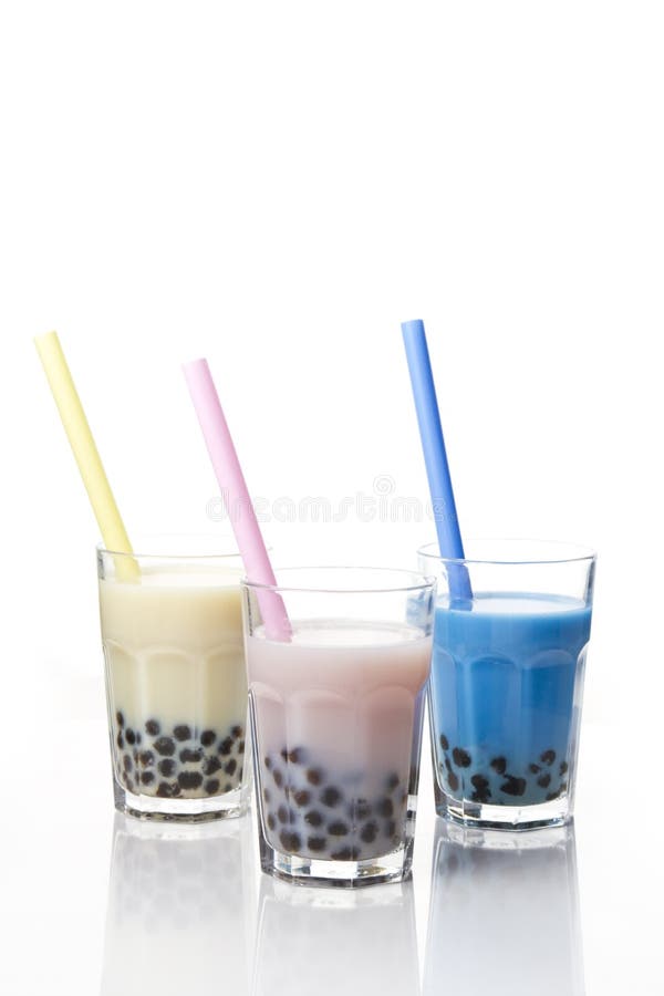 Bubble tea stock image. Image of cold, cubes, bubble - 29551179