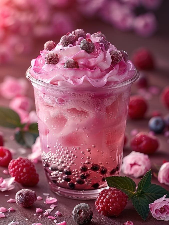 Bubble Tea. Glass of Bubble Tea. Yellow Bubble Tea Stock Image - Image ...