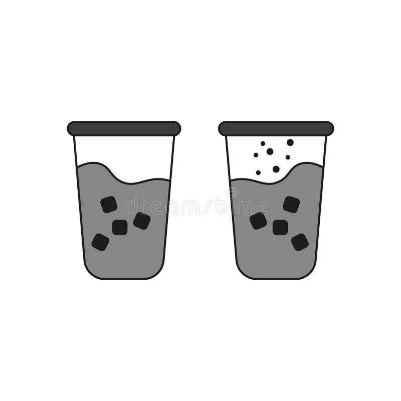 Bubble Tea Icon. Cold Beverage Vector. Refreshing Drink Symbol. Modern ...