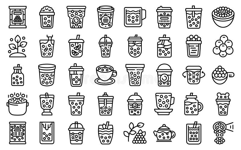 Boba Tea Icons Stock Illustrations – 64 Boba Tea Icons Stock Illustrations, Vectors & Clipart ...