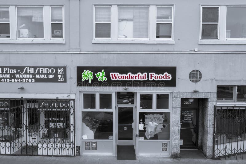 Bubble Tea Shop during Daytime Editorial Image - Image of landmark ...