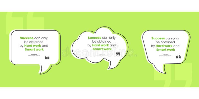 Bubble Testimonial Banner, Quote, Infographic. Social Media Post ...