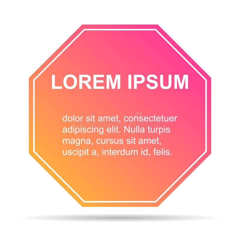 Bubble Title Shadow Shape, Banner Geometric Design Icon, Modern Frame ...