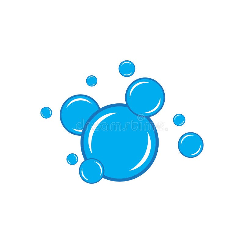 Bubble Water Logo and Symbol Design Stock Vector - Illustration of ...