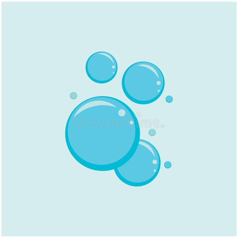 Bubble Water Logo and Symbol Design Stock Vector - Illustration of ...