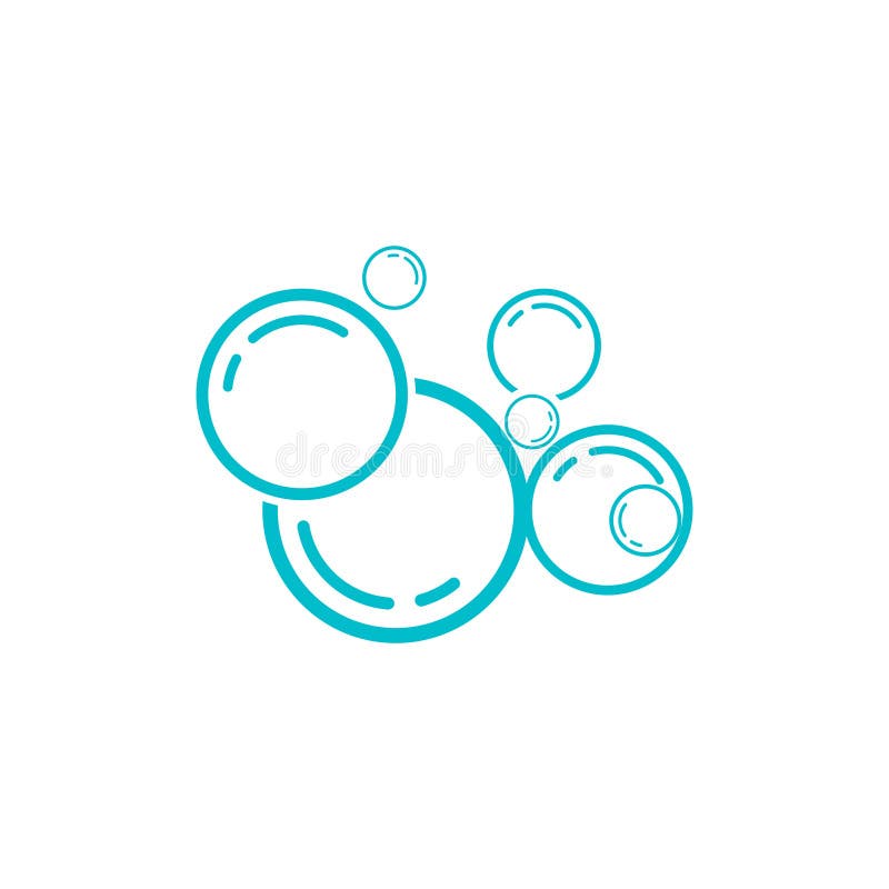 Bubble Water Logo Vector and Symbol Stock Vector - Illustration of ...