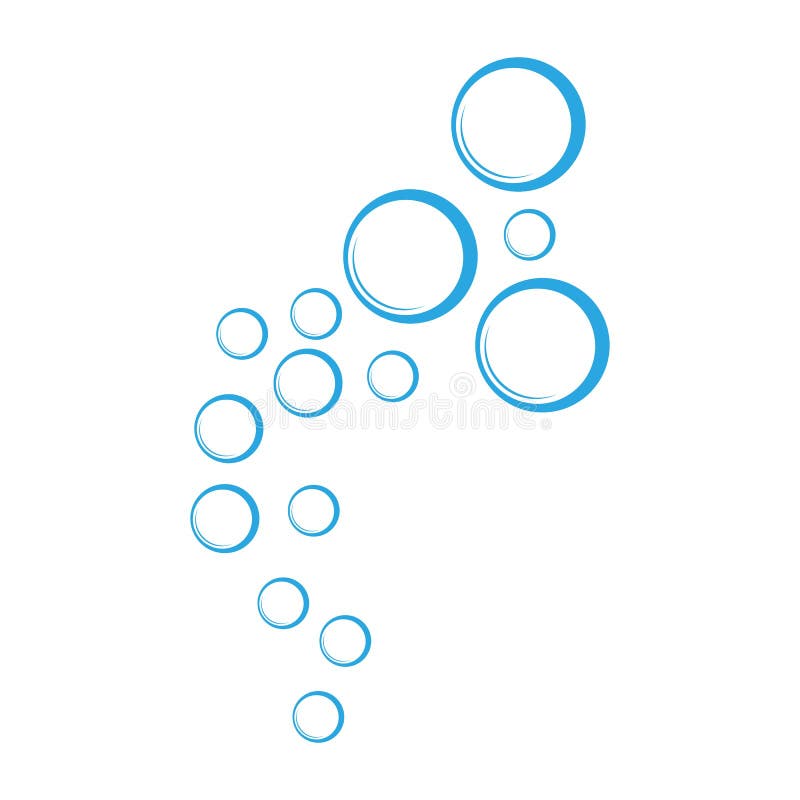Bubble Water Vector Illustration Design Template Stock Illustration ...