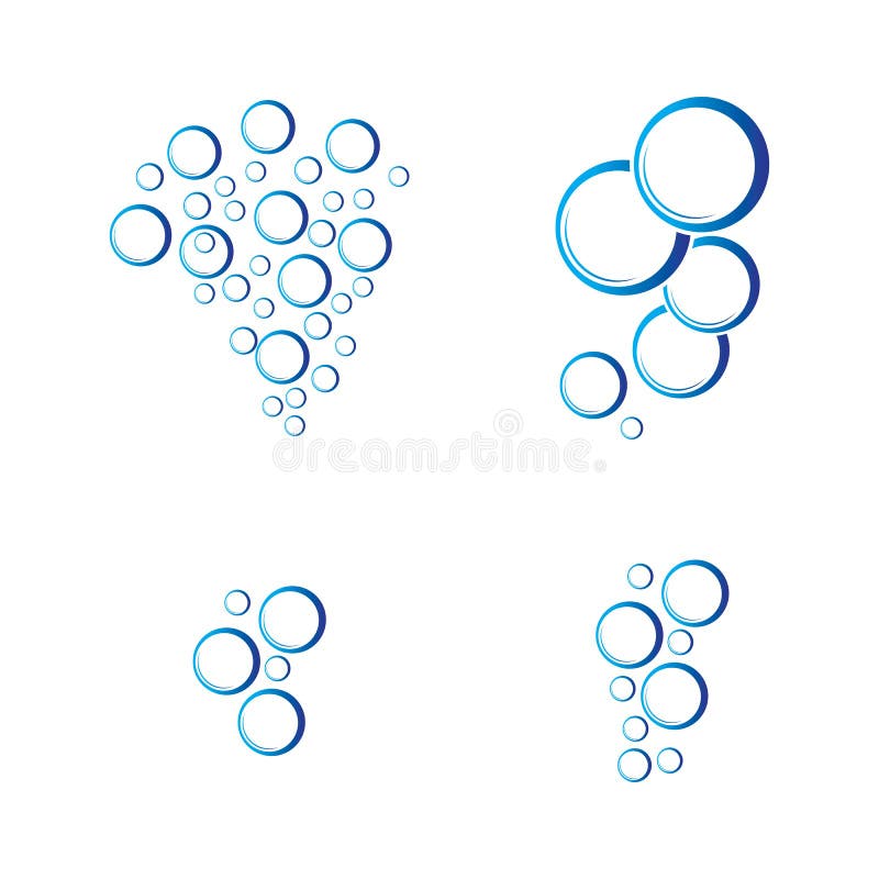 Bubble water stock vector. Illustration of bright, deep - 191746654