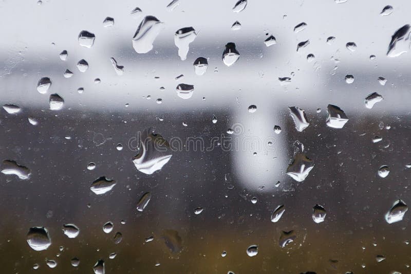 Bubble Water on Window. Rain Droplet Texture Stock Photo - Image of ...