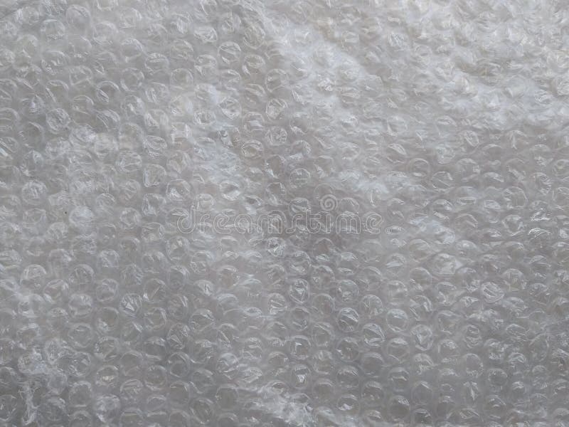 Bubble Wrap Background. Crumpled Bubble Wrap Stock Photo - Image of ...
