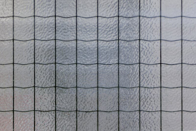 Bubbled Glass with Wire Inside Stock Photo - Image of safe, inside ...