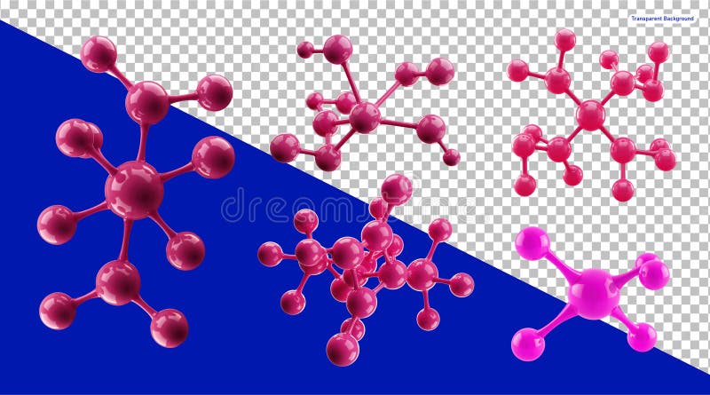 "Bubblegum Bonds: a Vibrant Molecular Symphony" Stock Illustration ...