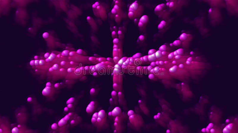 Bubbles and Abstract Particles Stock Illustration - Illustration of ...