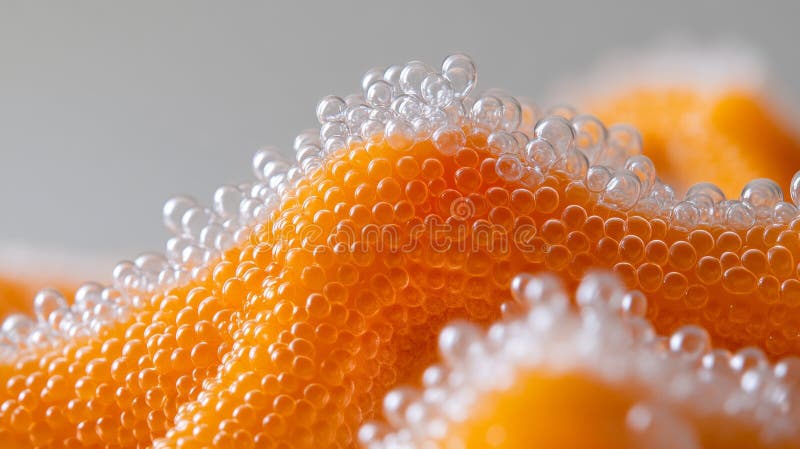 Bubbles Accompany Vibrant Fish in an Underwater Environment with a ...