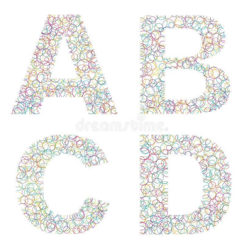 Bubbles alphabets stock illustration. Illustration of concept - 44873049