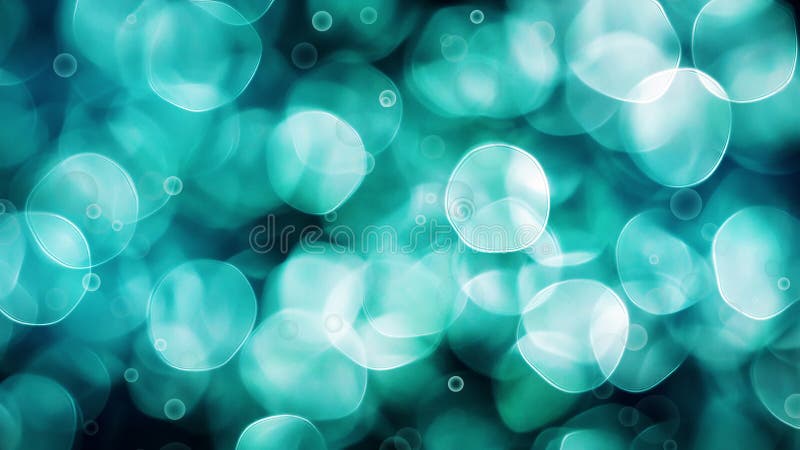 Bubbles Aqua Liquid Turquoise Color Motion Abstract Digital Background ...