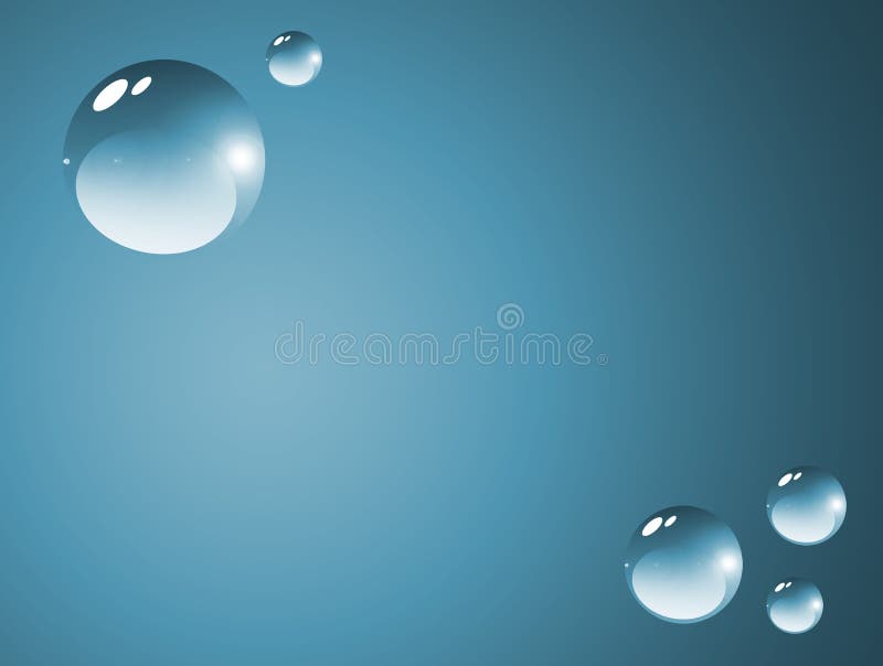 Bubbles Background in Perspective with Center Glow Stock Illustration ...