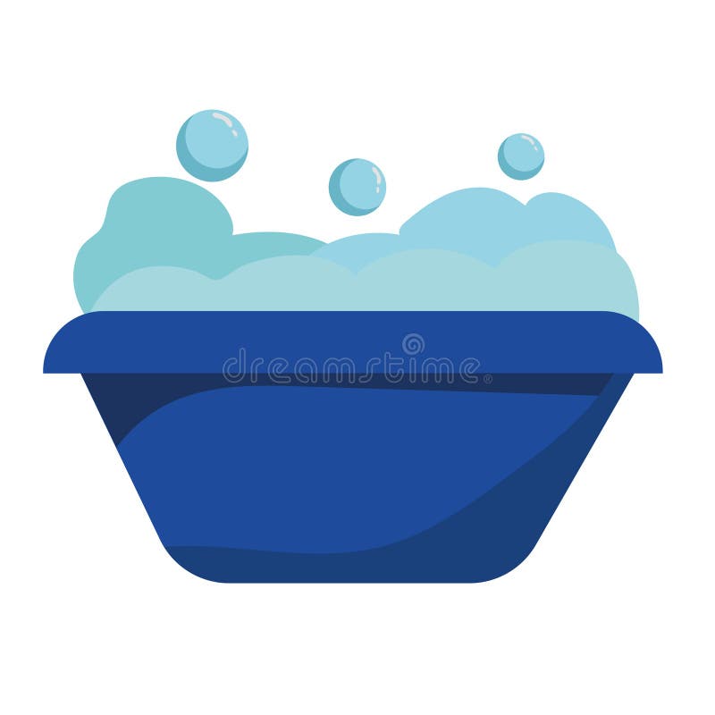 Bubbles bath illustration stock vector. Illustration of foamy - 291805644