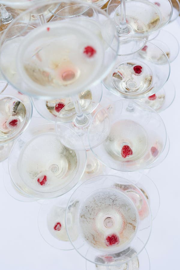 Bubbles and Berries Delight at a Festive Gathering in a Chic Setting ...