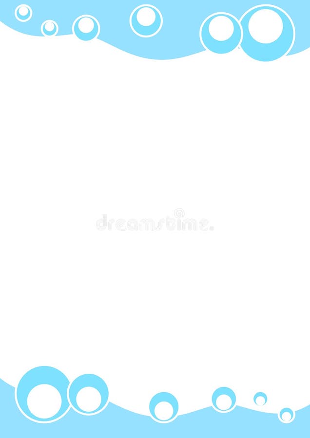 Bubbles Border stock vector. Illustration of bubble, design - 6271620