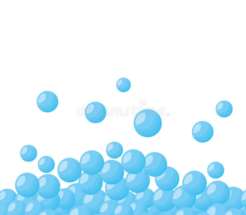 Bubbles border design stock illustration. Illustration of decorative ...