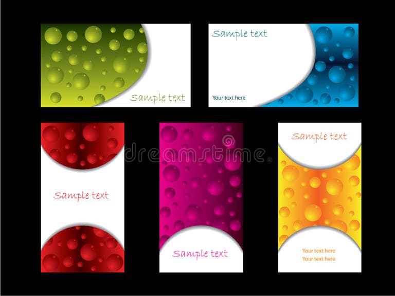 Creative Card Color Bubbles Stock Illustrations – 4,831 Creative Card ...